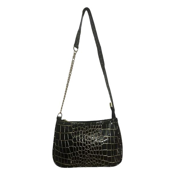 Bаuіоrеаԁ | Bags | Small Purse Crocodile Purse Black Clutch Bags ...
